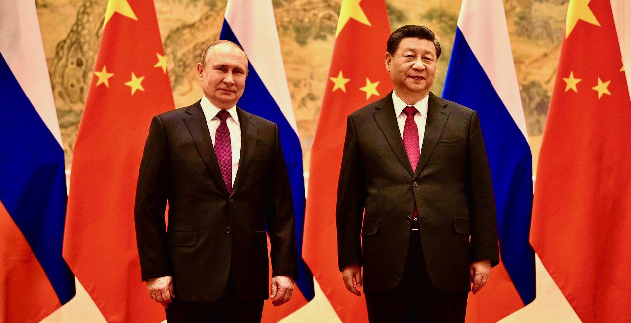 Vladimir Putin And China Xi Jinping Meet SCO Summit In Samarkand.